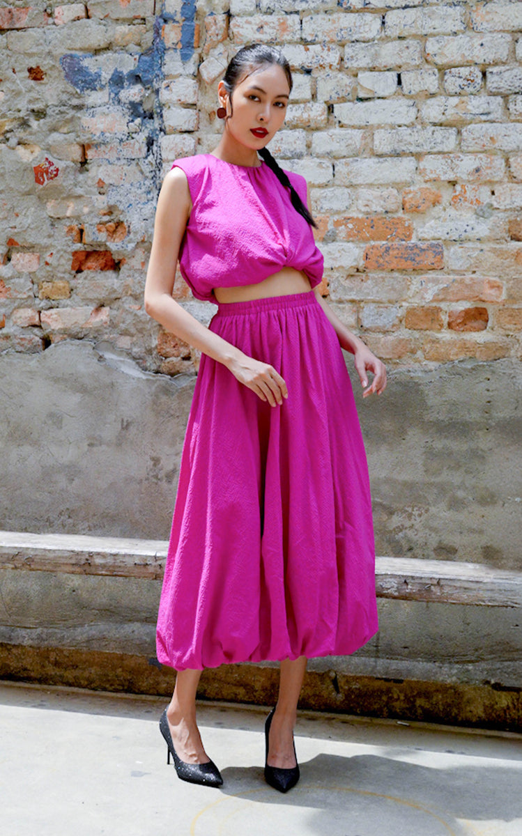 Textured Bubble Top CNY – What To Wear